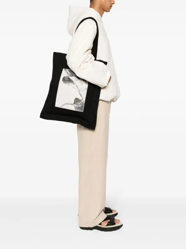 Y3 Floral-print Tote Bag
