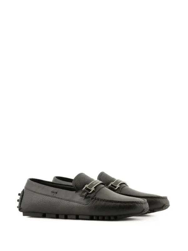 Emporio Armani Leather Driving Shoes