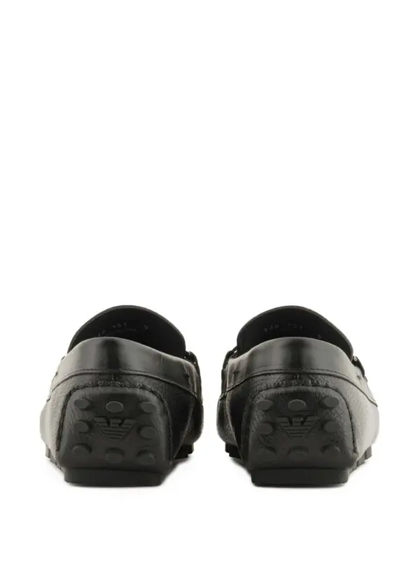 Emporio Armani Leather Driving Shoes