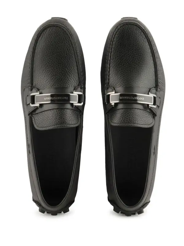 Emporio Armani Leather Driving Shoes