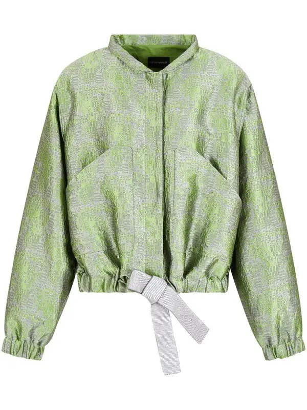 Emporio Armani Jacquard Bomber Jacket
