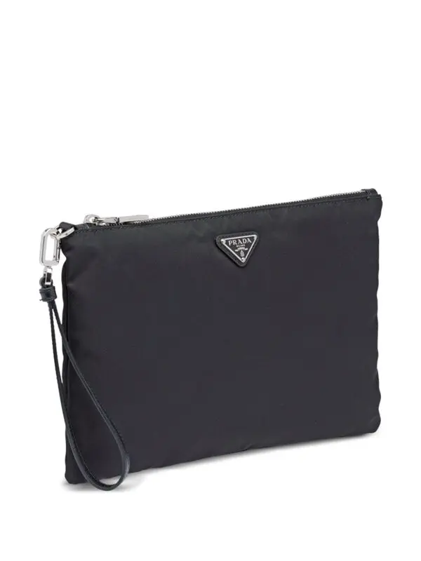 Prada Re-nylon Clutch - Black