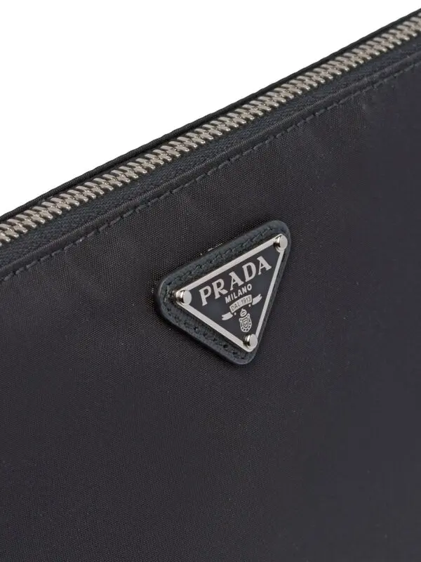 Prada Re-nylon Clutch - Black