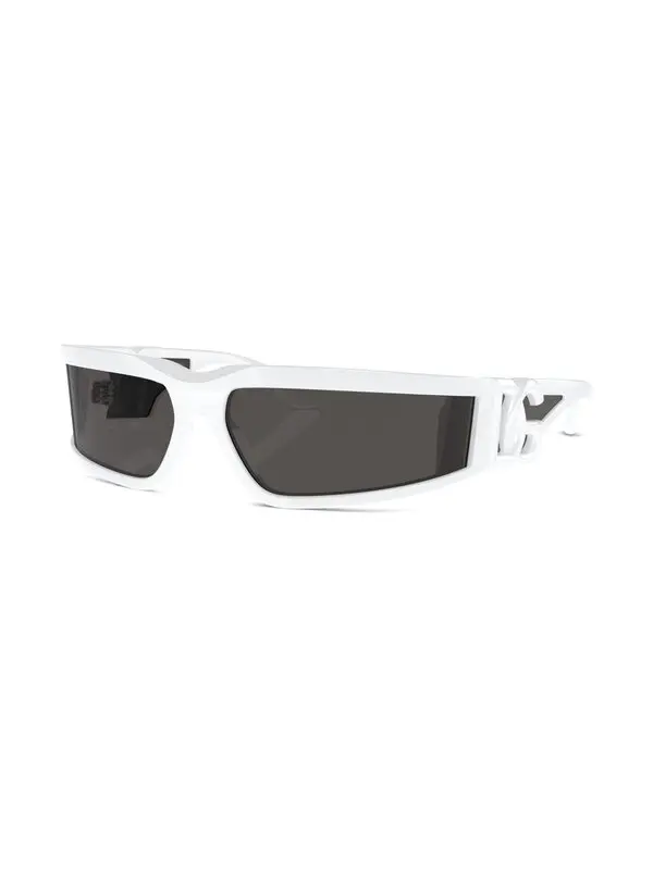 Dolce & Gabbana Logo Wraparound Sunglasses