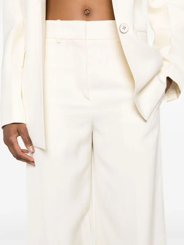 JIL SANDER Pressed-crease Straight-leg Trousers