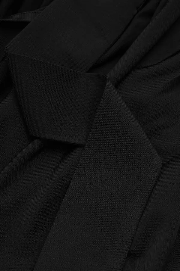 REISS Luisa Draped Tie-neck Top