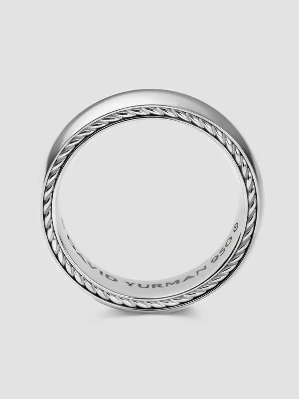 David Yurman Streamline Band Ring In Platinum, 6mm