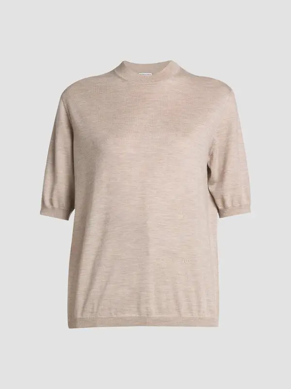 Bottega Veneta Short-sleeve Cashmere Sweater