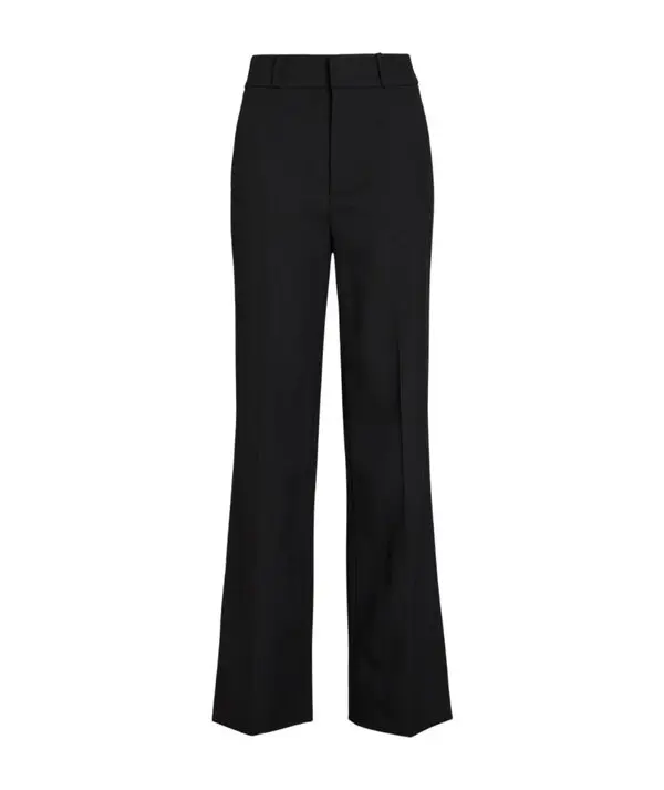 FRAME Twill Straight-leg Trousers