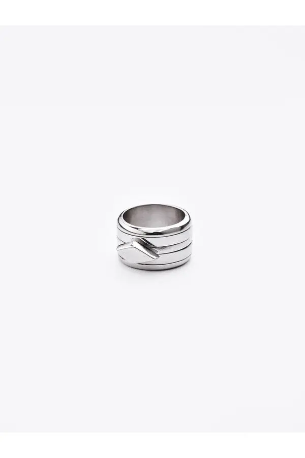 SOKO Tuliza Statement Spinner Mental Health Ring - Silver