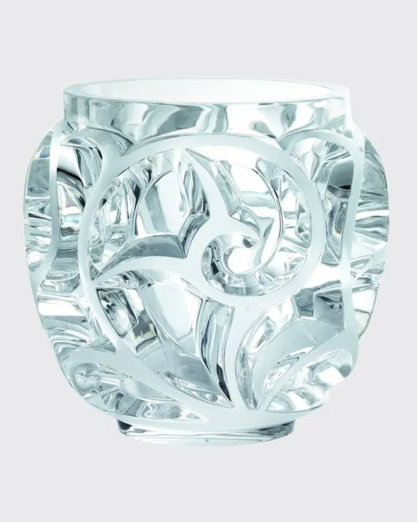 Lalique Tourbillions Vase - Clear