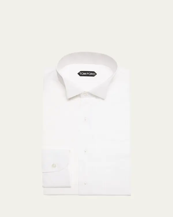 TOM FORD Wingtip Plisse Formal Shirt