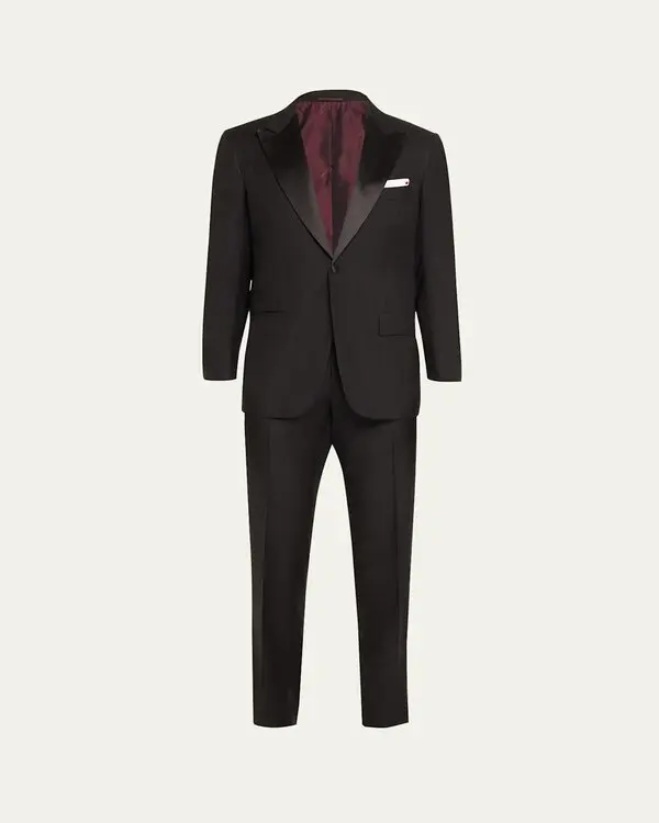 Kiton Peak Wool Tuxedo