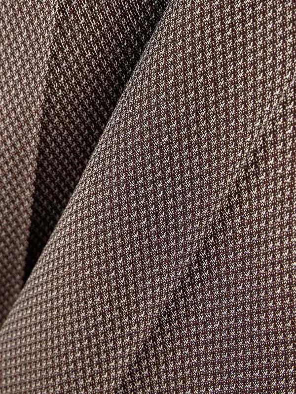 Victoria Beckham Alina Wool-jacquard Flared Pants - Brown