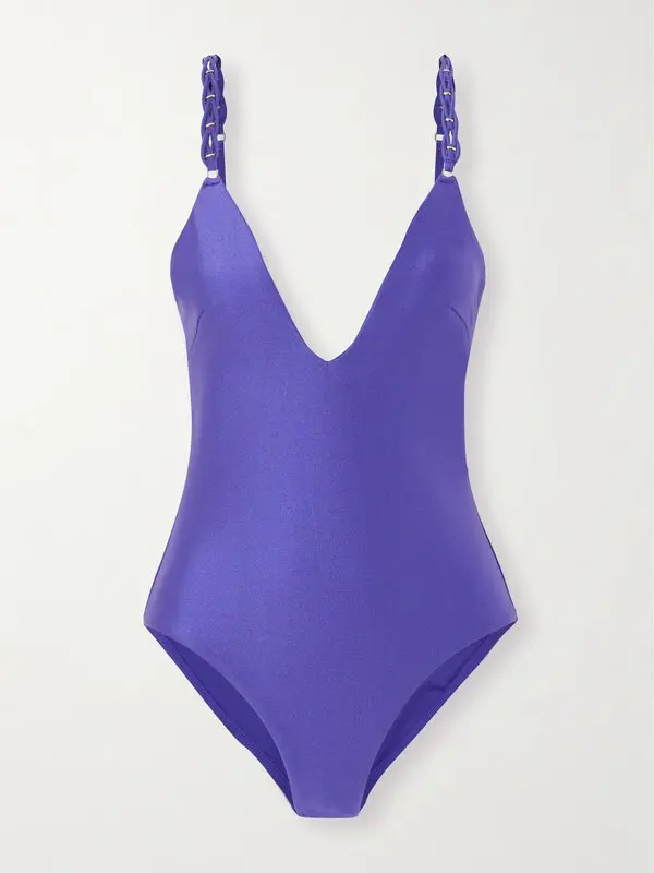 Zimmermann Embellished Swimsuit - Blue