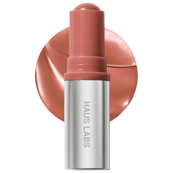 HAUS LABS BY LADY GAGA Color Fuse Longwear Hydrating Glassy Lip + Cheek Blush Balm Stick - Glassy Ginger