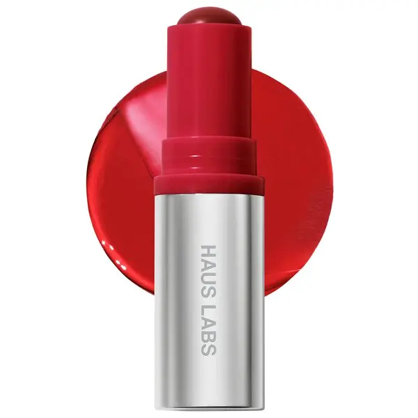 HAUS LABS BY LADY GAGA Color Fuse Longwear Hydrating Glassy Lip + Cheek Blush Balm Stick - Glassy Watermelon