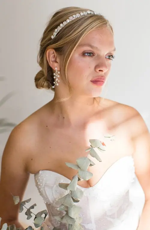 Brides & Hairpins Parthena Crystal & Imitation Pearl Crown