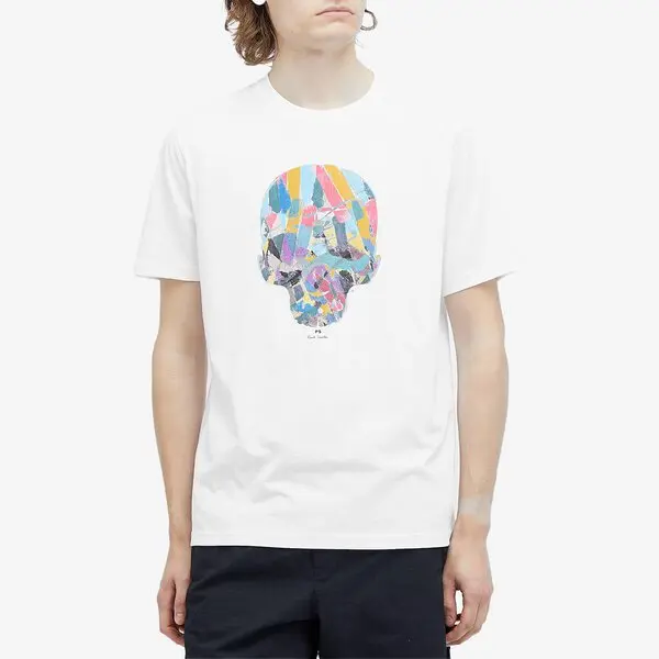 Paul Smith Multi Colour Skull T-shirt