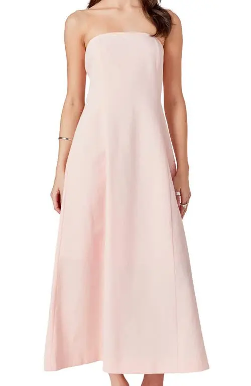 Endless Rose Strapless Linen Dress