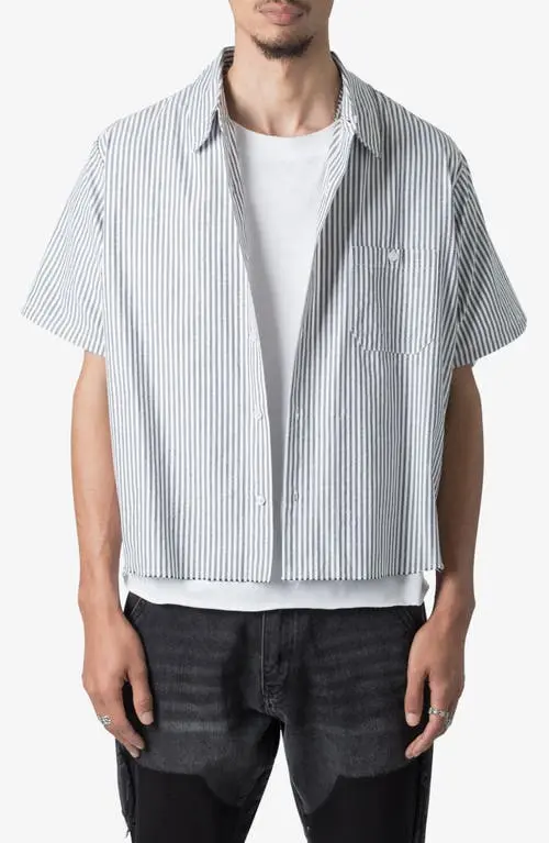 Mnml Stripe Short Sleeve Button-up Shirt