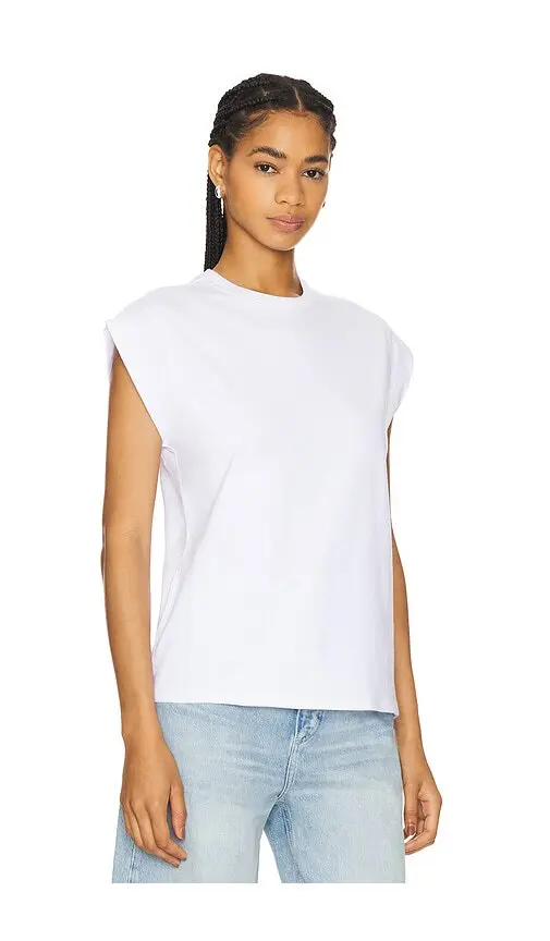 Good American Muscle Tee In White