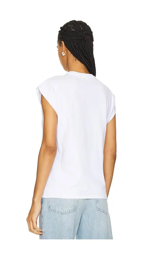 Good American Muscle Tee In White