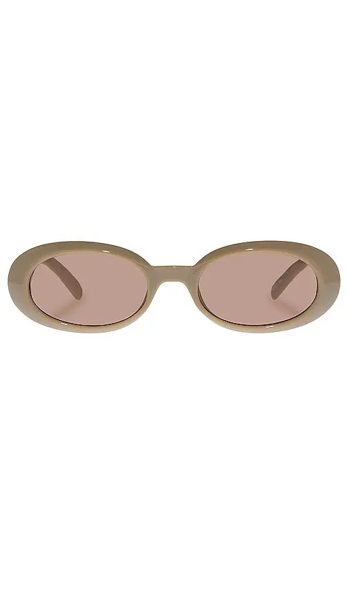 Le Specs Work It! Sunglasses - Biscotti & Light Brown Mono