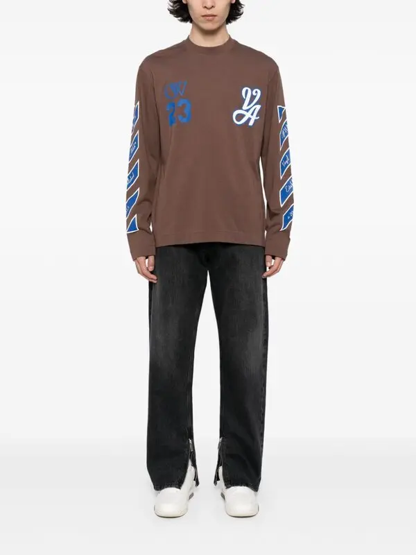 Off-White Graphic-print Long-sleeve T-shirt