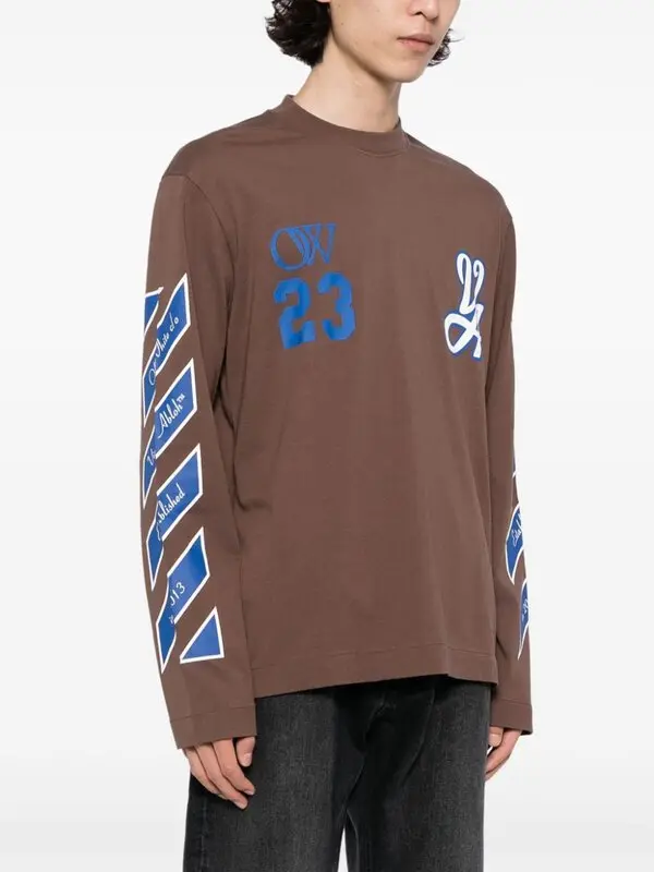 Off-White Graphic-print Long-sleeve T-shirt