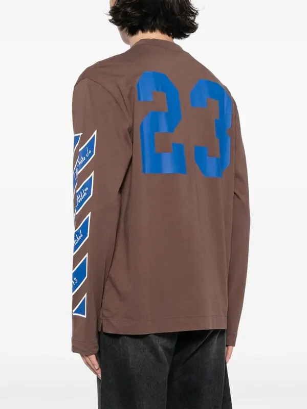 Off-White Graphic-print Long-sleeve T-shirt