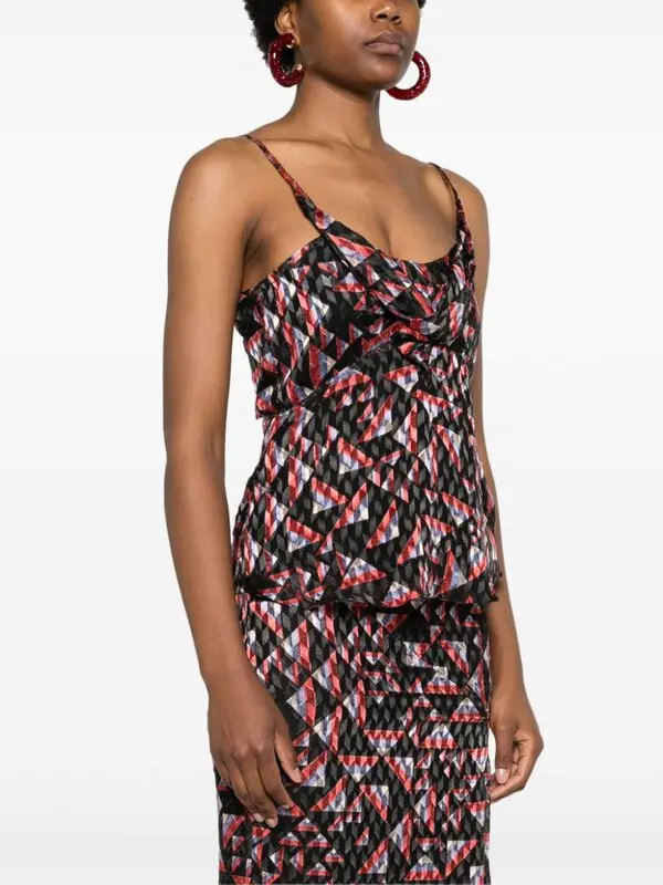Isabel Marant Étoile Kalisia Geometric-print Tank Top