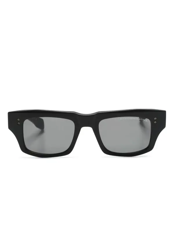 Dita Cosmohacker Rectangle-frame Sunglasses - Black