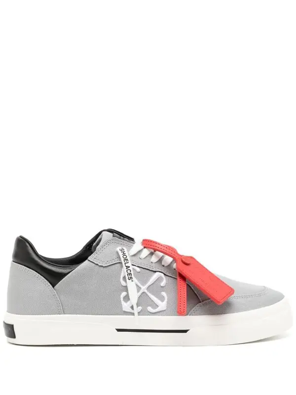 Off-White Vulcanized Lace-up Sneakers