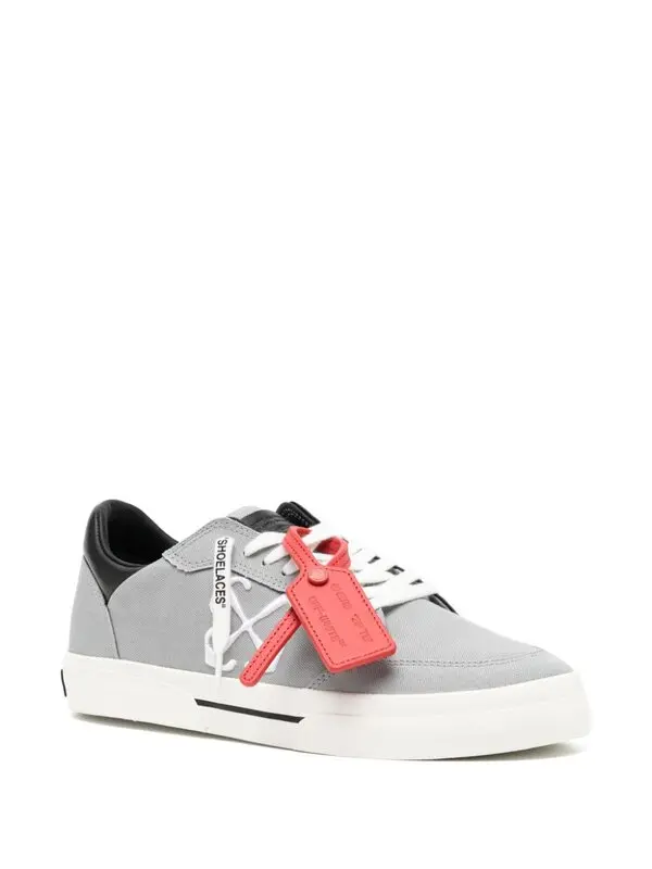 Off-White Vulcanized Lace-up Sneakers
