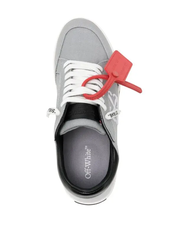Off-White Vulcanized Lace-up Sneakers