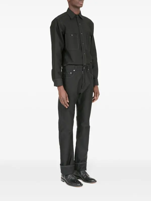 MAISON MARGIELA Four-stitch Satin Trousers
