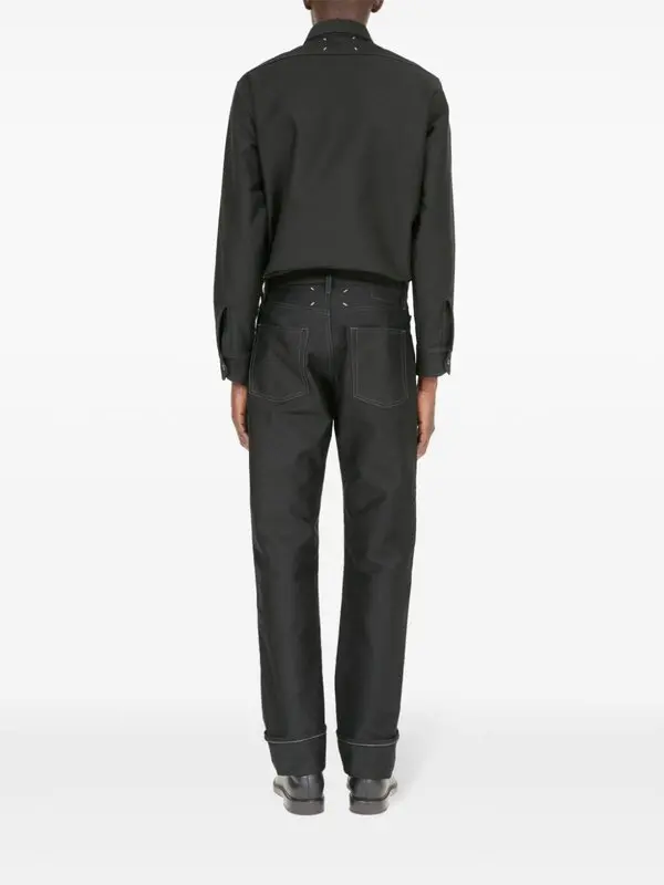 MAISON MARGIELA Four-stitch Satin Trousers