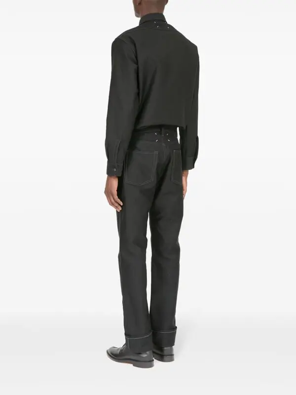 MAISON MARGIELA Four-stitch Satin Trousers