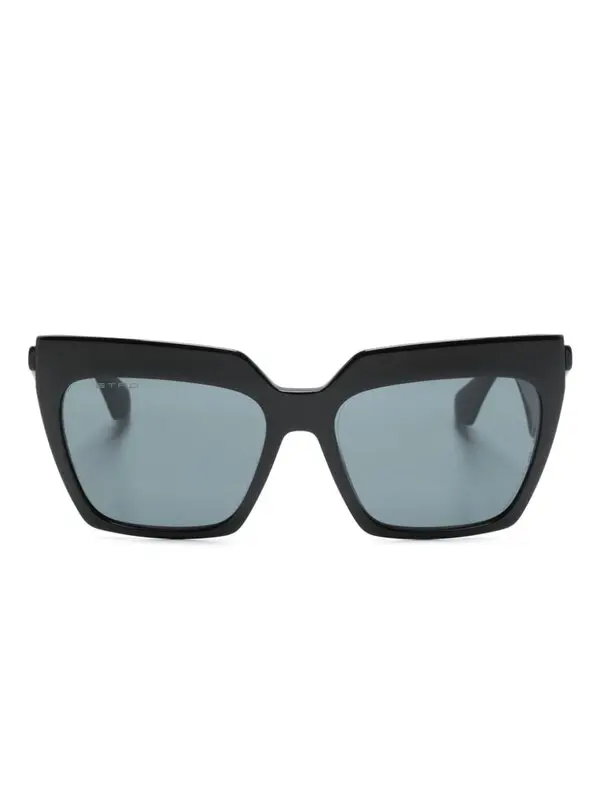 Etro Geometric-frame Sunglasses - Black