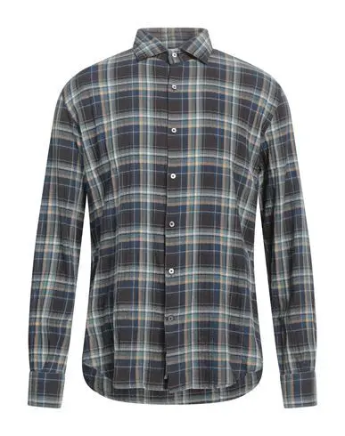 BROOKSFIELD Shirt Size Cotton, Elastane - Green