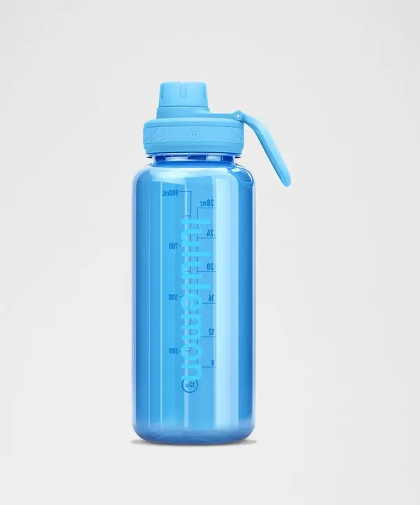 Lululemon Back To Life Clear Bottle 32oz - Ocean Wave