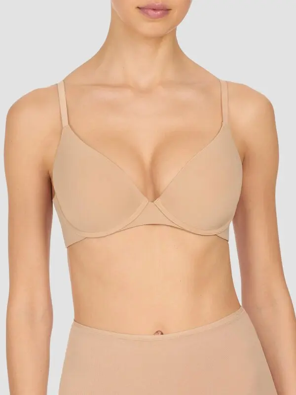 Natori Minimal Convertible Push-up T-shirt Bra - Cafe