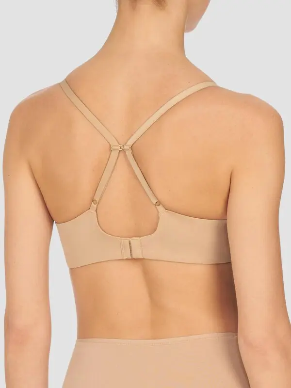 Natori Minimal Convertible Push-up T-shirt Bra - Cafe