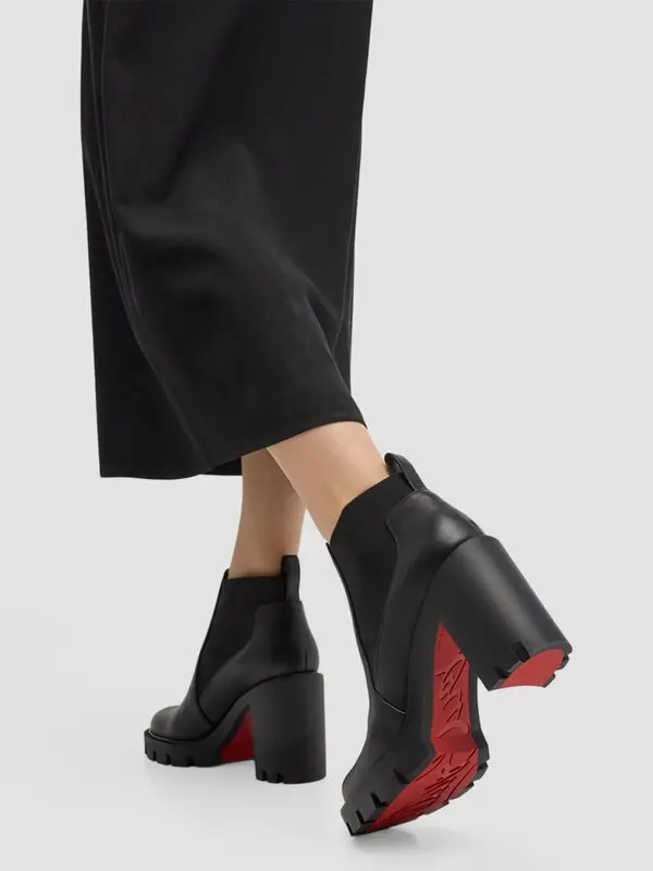 CHRISTIAN LOUBOUTIN Marchacroche Lug Booties
