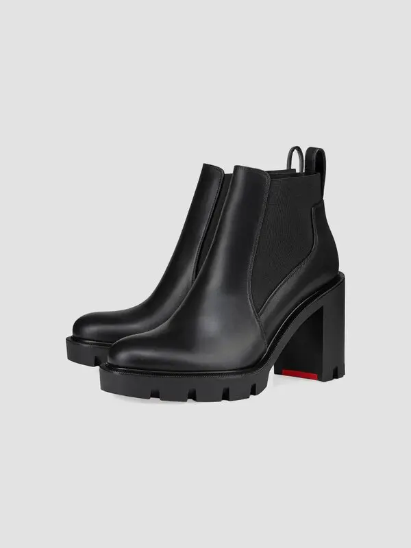 CHRISTIAN LOUBOUTIN Marchacroche Lug Booties