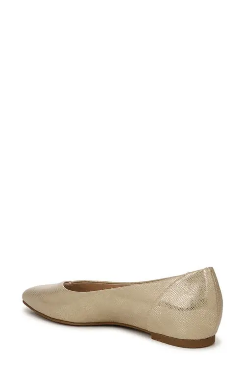 LIFESTRIDE Promise Pointed Toe Flat - Gold