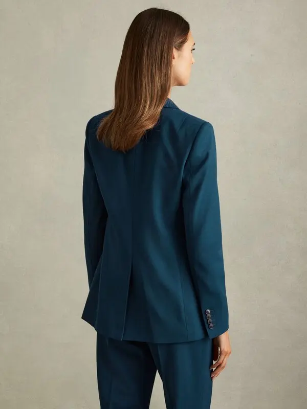 REISS Wool Blend Single Breasted Suit Blazer