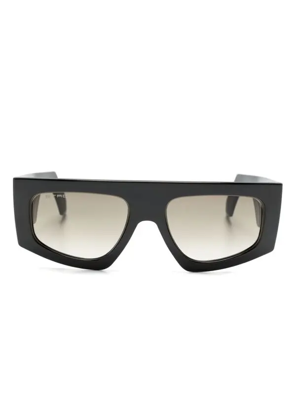 Etro Pegaso Rectangle-frame Sunglasses - Black