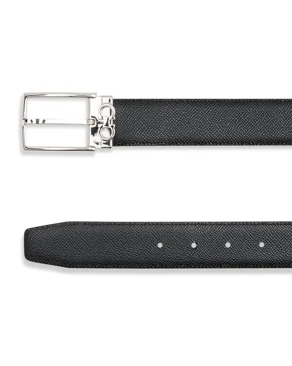 FERRAGAMO Gancini Keeper Reversible Leather Belt